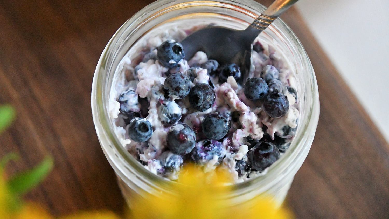 Wild Blueberry Lemon Overnight Oats – Josh Pond