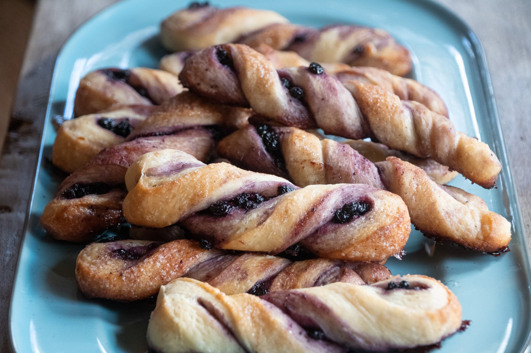 Wild Blueberry Cinnamon Twists – Josh Pond