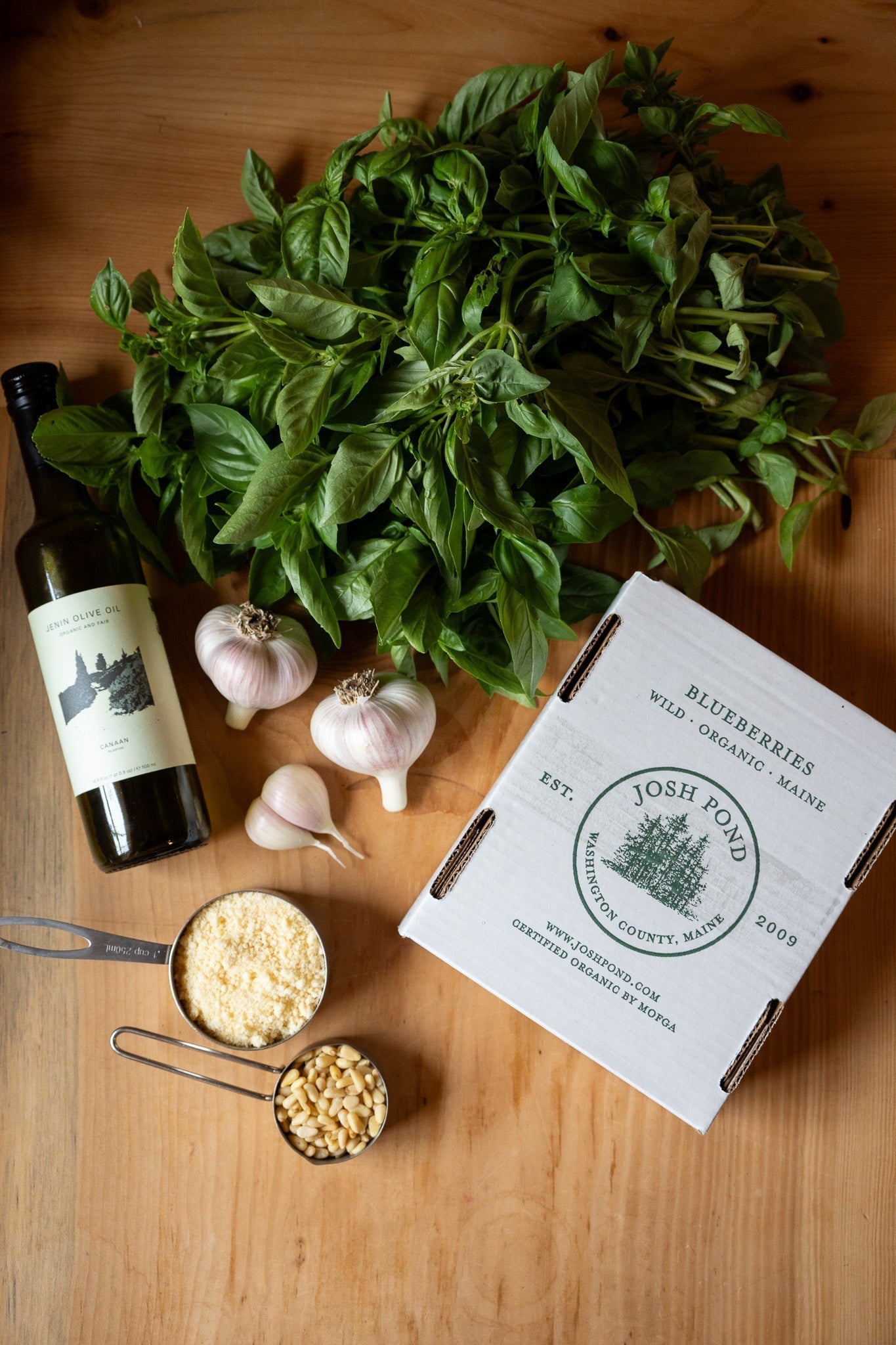 Wild Blueberry Pesto – Josh Pond